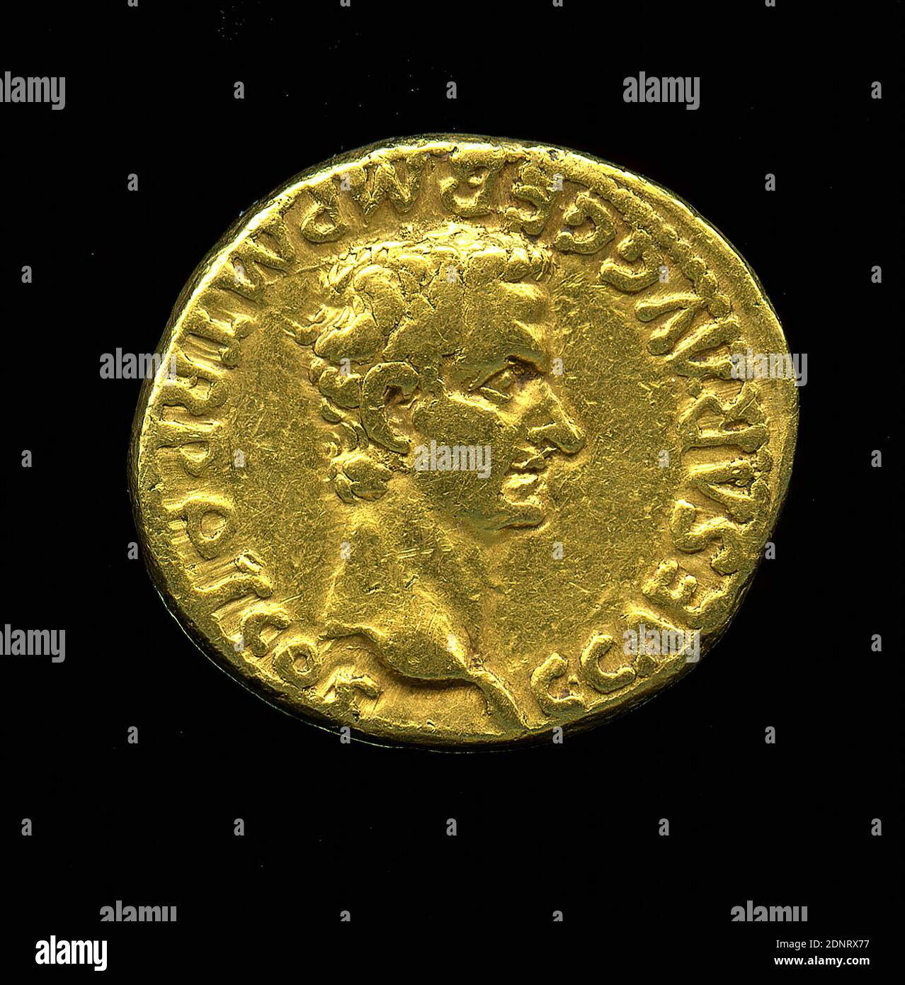 Aureus of Gaius Caesar ('Caligula'), gold, cast, embossed, gold, total ...
