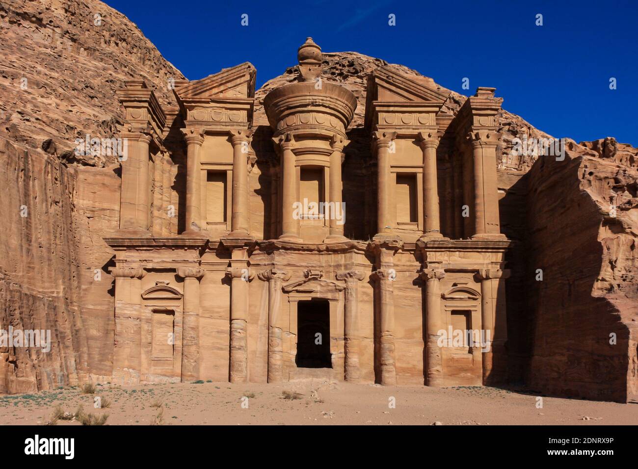 The Nabataeans Temple of Petra in Jordan Stock Photo - Alamy
