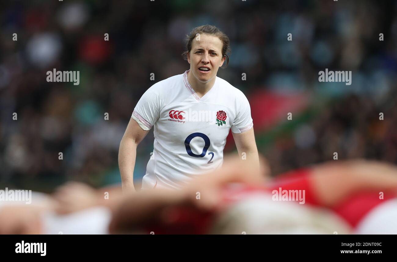 File photo dated 07-03-2020 of England's Katy Daley-Mclean Stock Photo ...