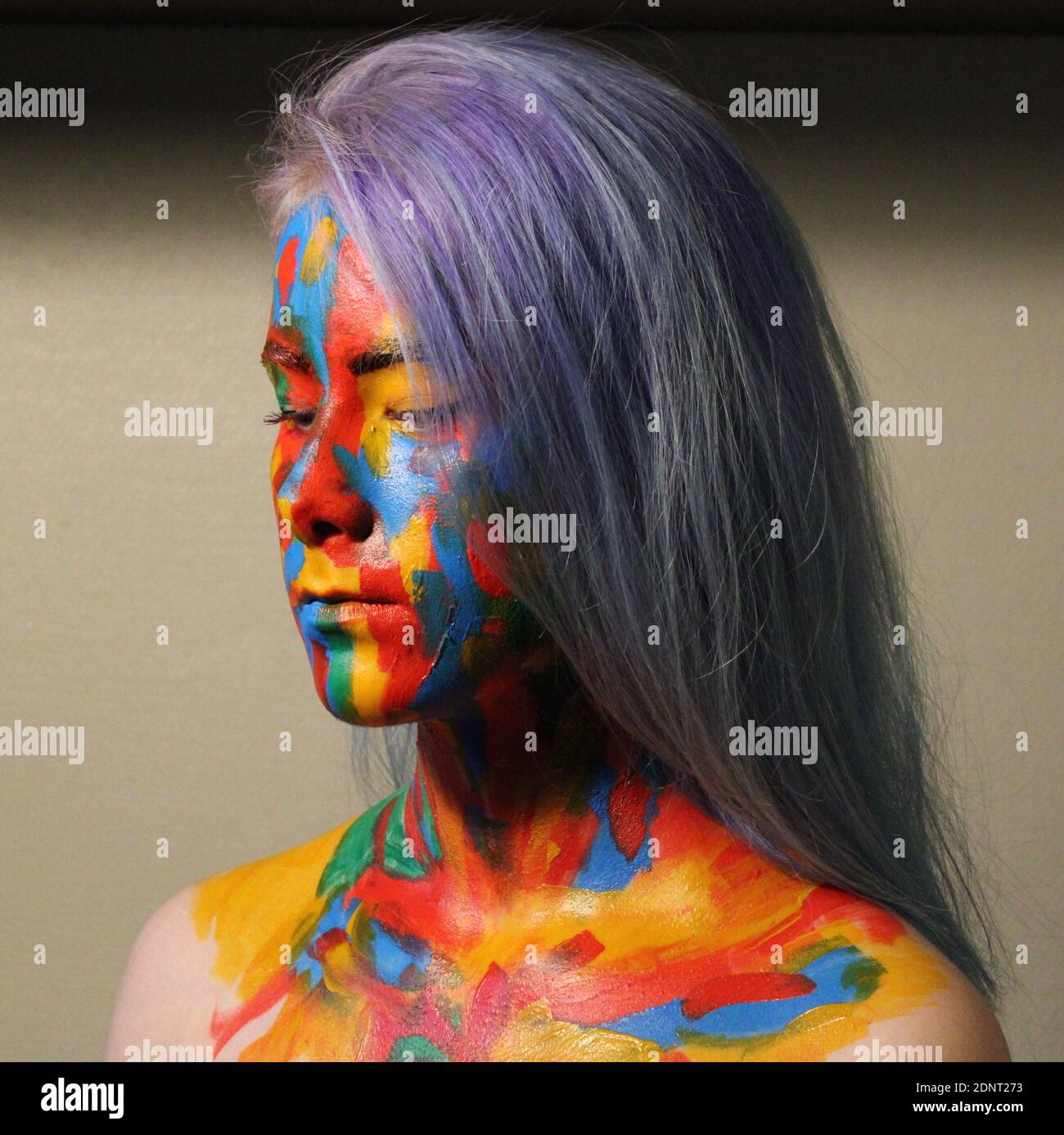 Indian Body Paint High Resolution Stock Photography and Images - Alamy