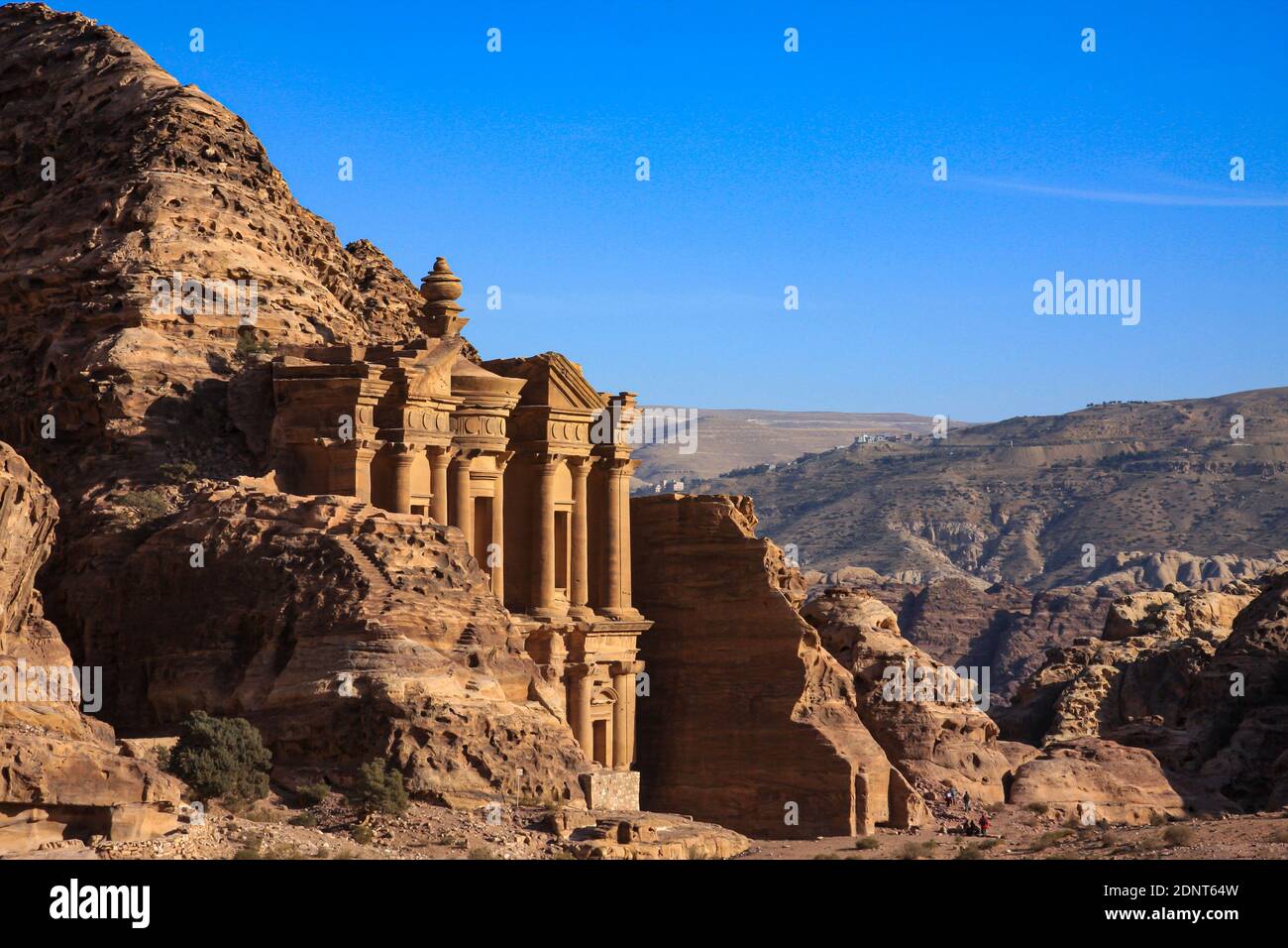 The Nabataeans Temple of Petra in Jordan Stock Photo - Alamy