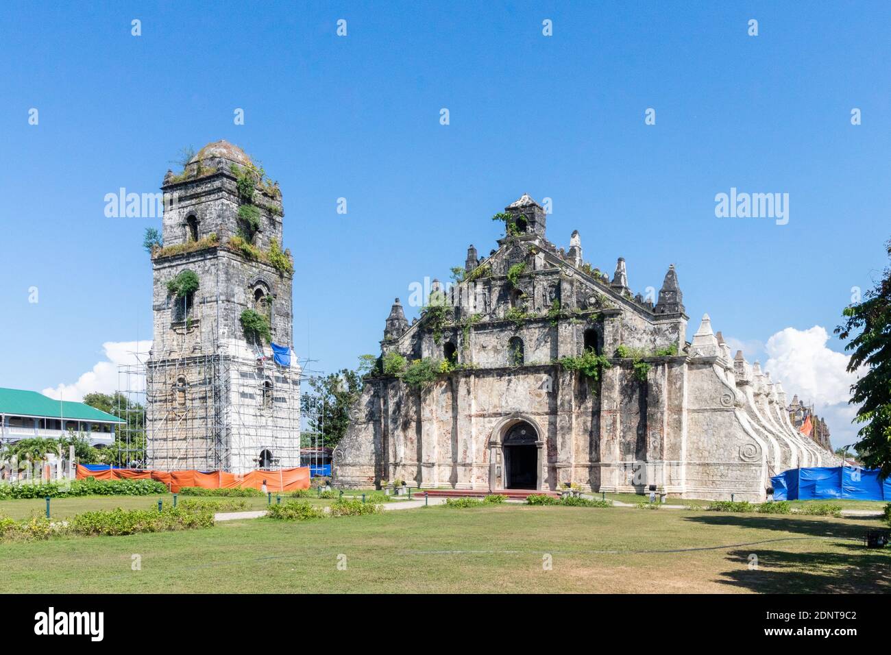 Paoay Church in Ilocos, Philippines Stock Photo - Alamy