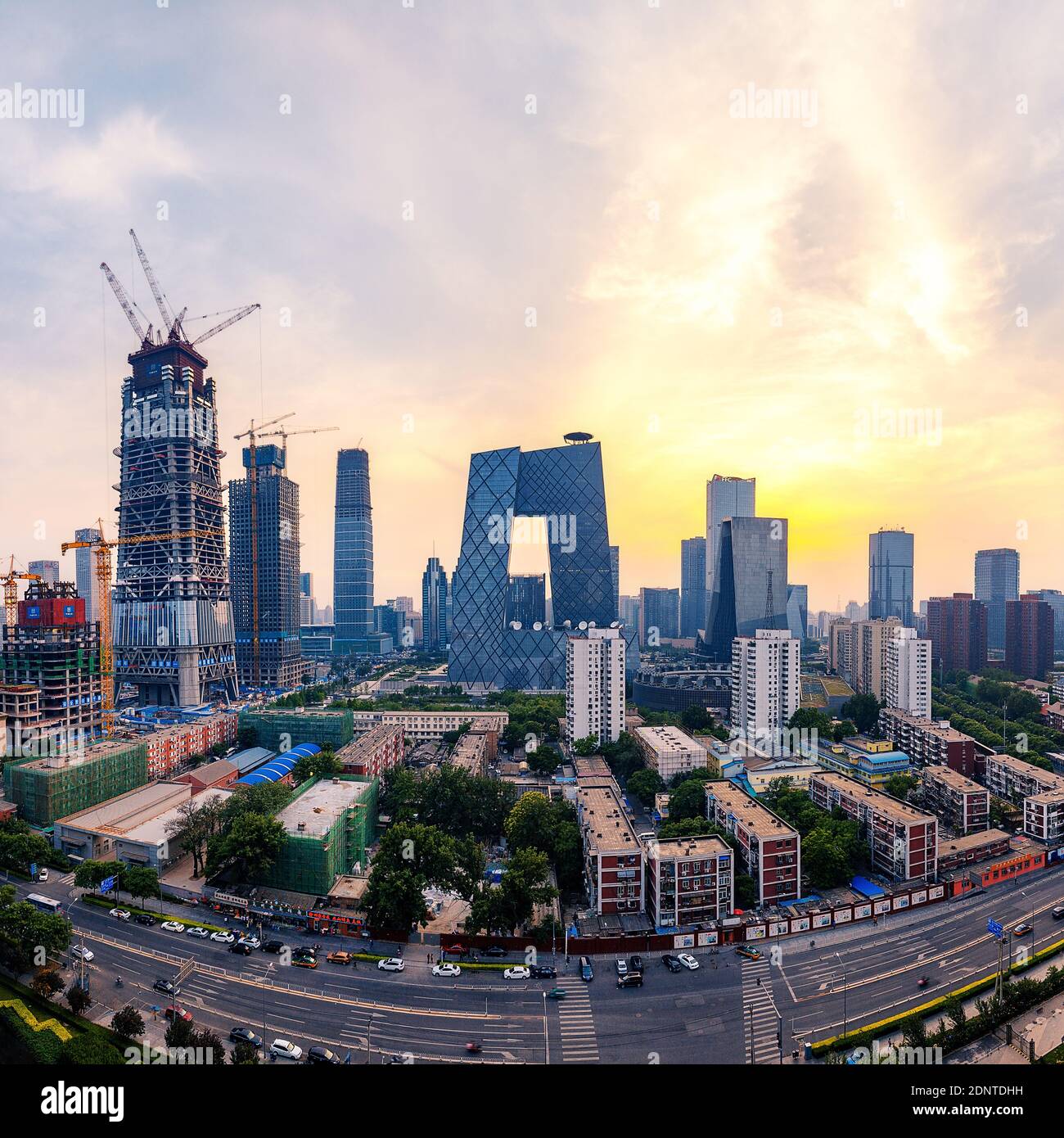 Bright city lights beijing hi-res stock photography and images - Alamy