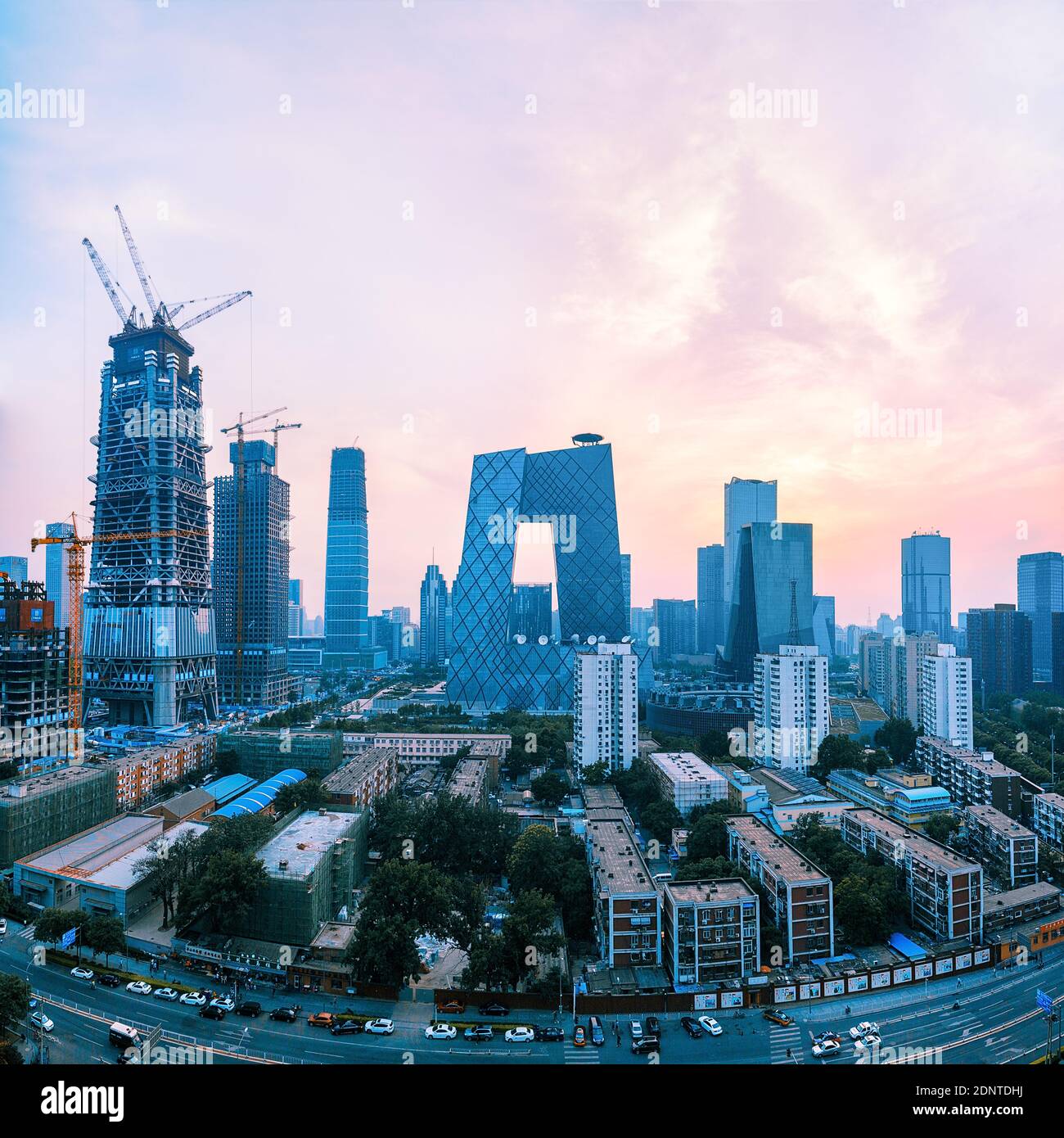 Beijing urban construction Stock Photo - Alamy