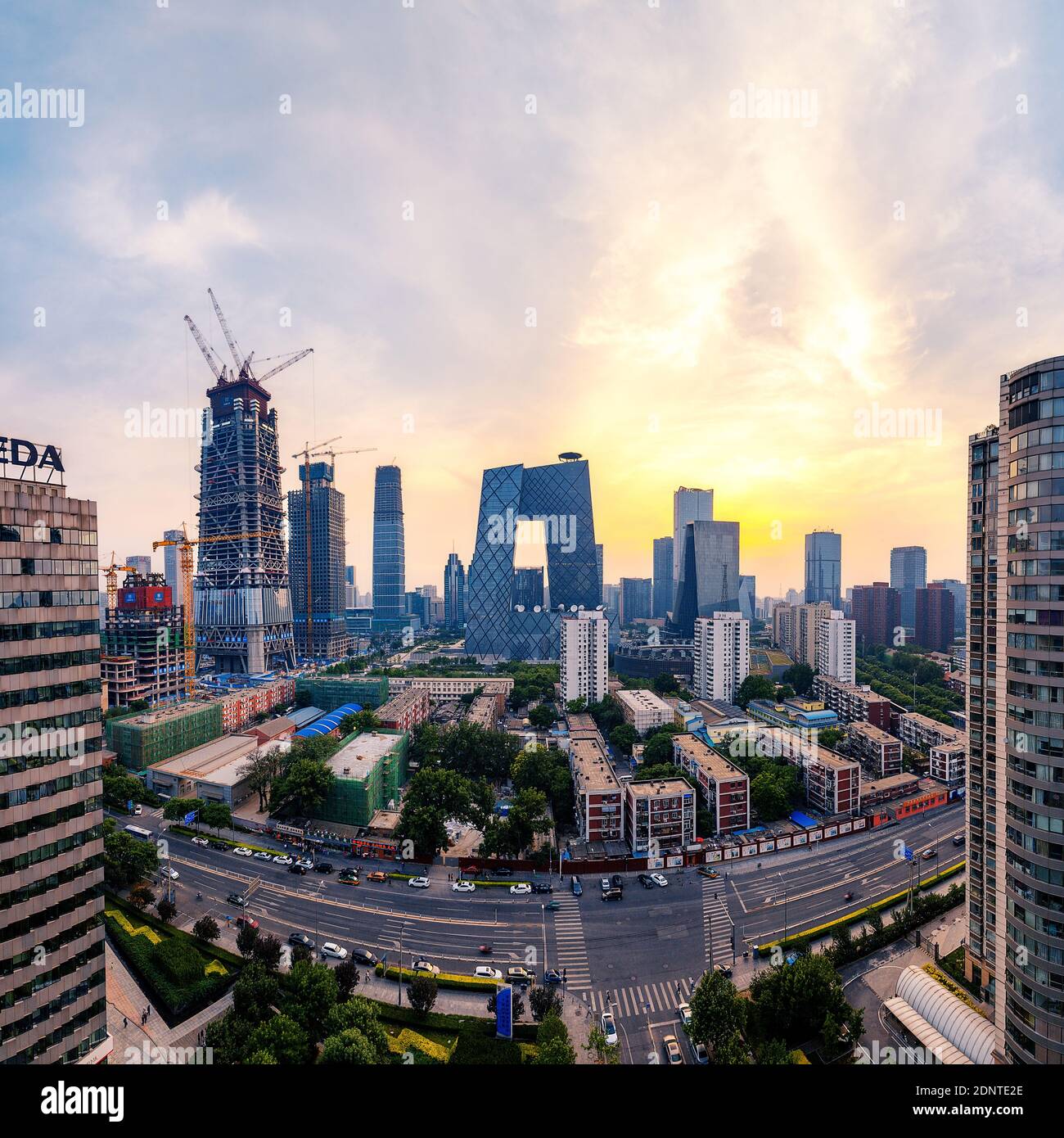 Beijing urban construction Stock Photo - Alamy