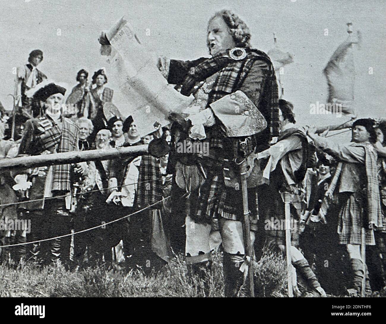 Film still from 'Bonnie Prince Charlie' starring David Niven, Margaret ...