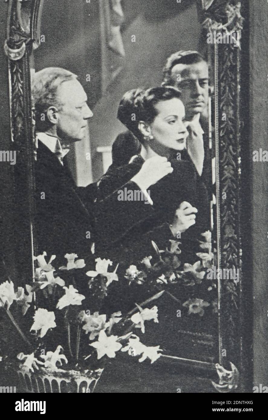 Film still from 'The Paradine Case' starring Alida Valli, Louis Jourdan ...