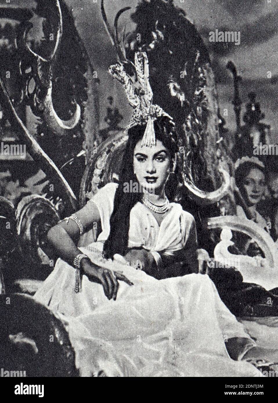 Photograph of Nawab Banoo (1933-2020) an Indian screen actress Stock ...