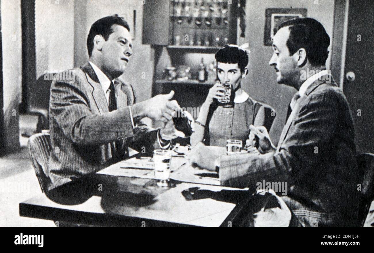 Film still from 'The Moon Is Blue' starring Maggie McNamara, William ...