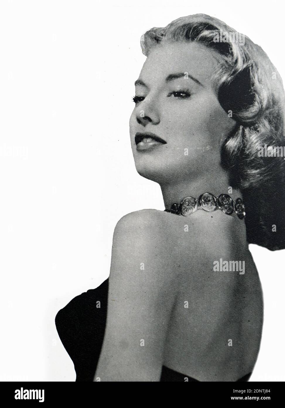 Photograph of Peggy Dow (1928-) an American philanthropist and actress ...