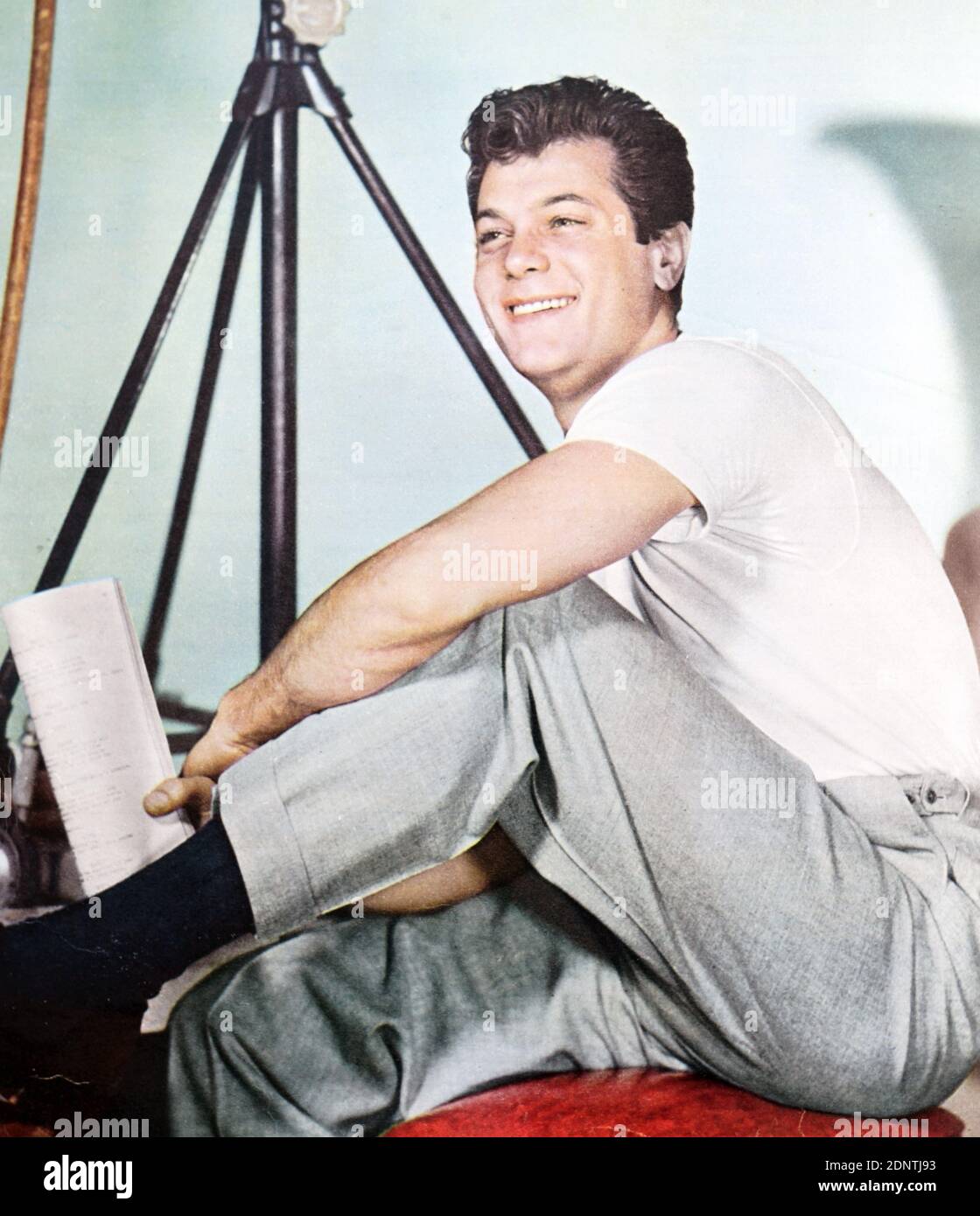 Photograph of Tony Curtis (1925-2010) an American actor Stock Photo - Alamy