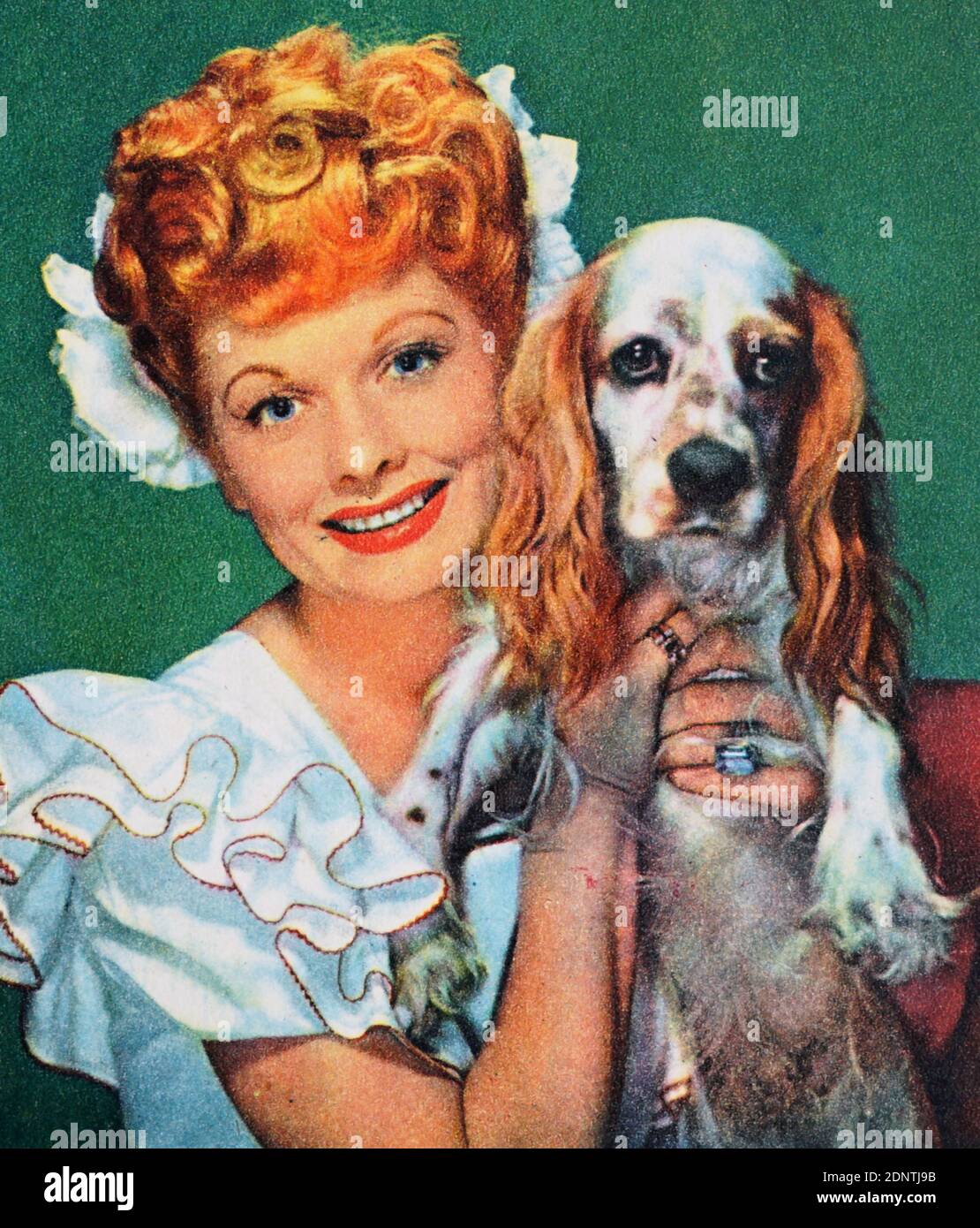 Photograph of Lucille Ball (1911-1989) an American actress, comedian ...