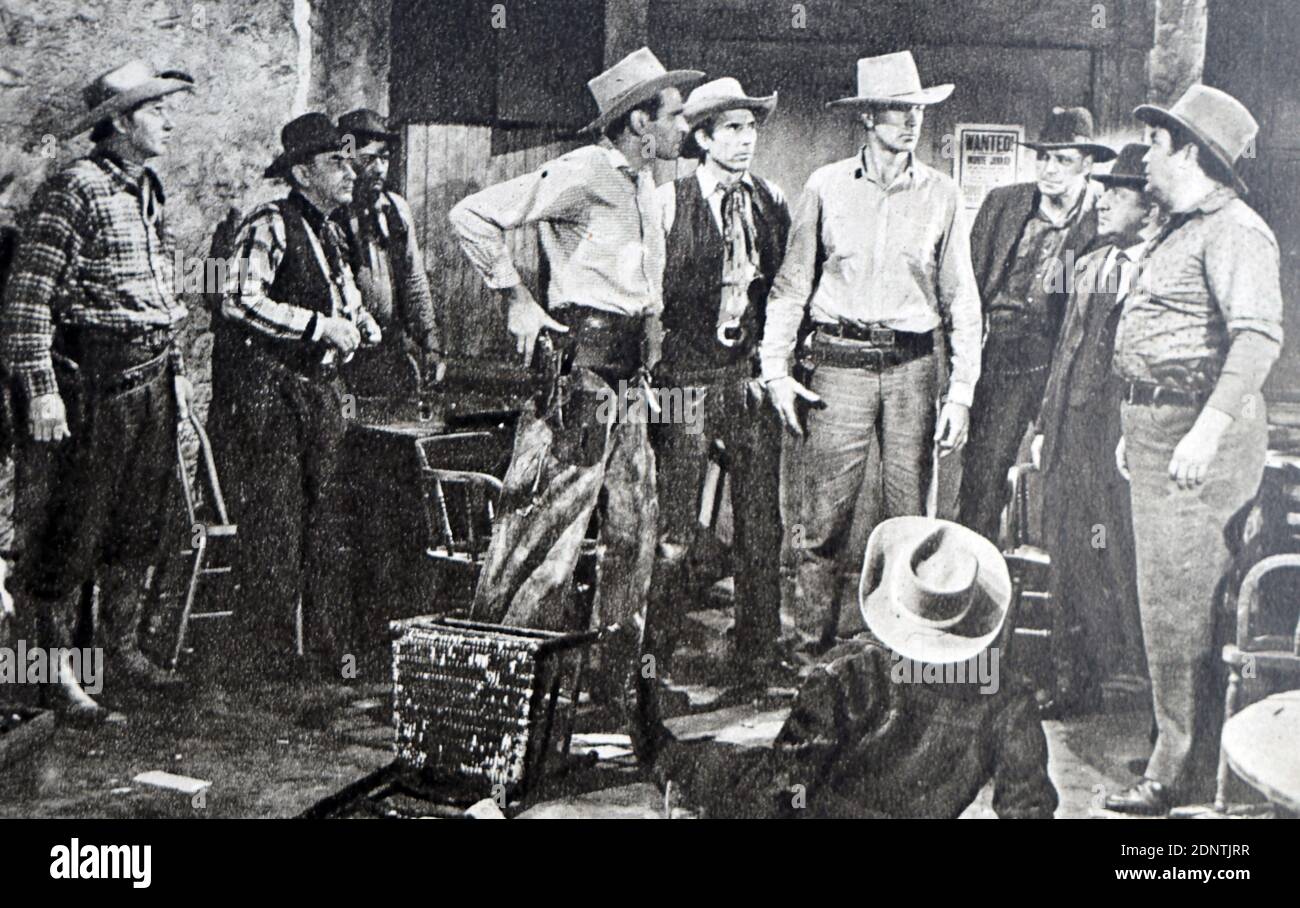 Film still from 'Along Came Jones' starring Gary Cooper, Loretta Young, William Demarest, and ...