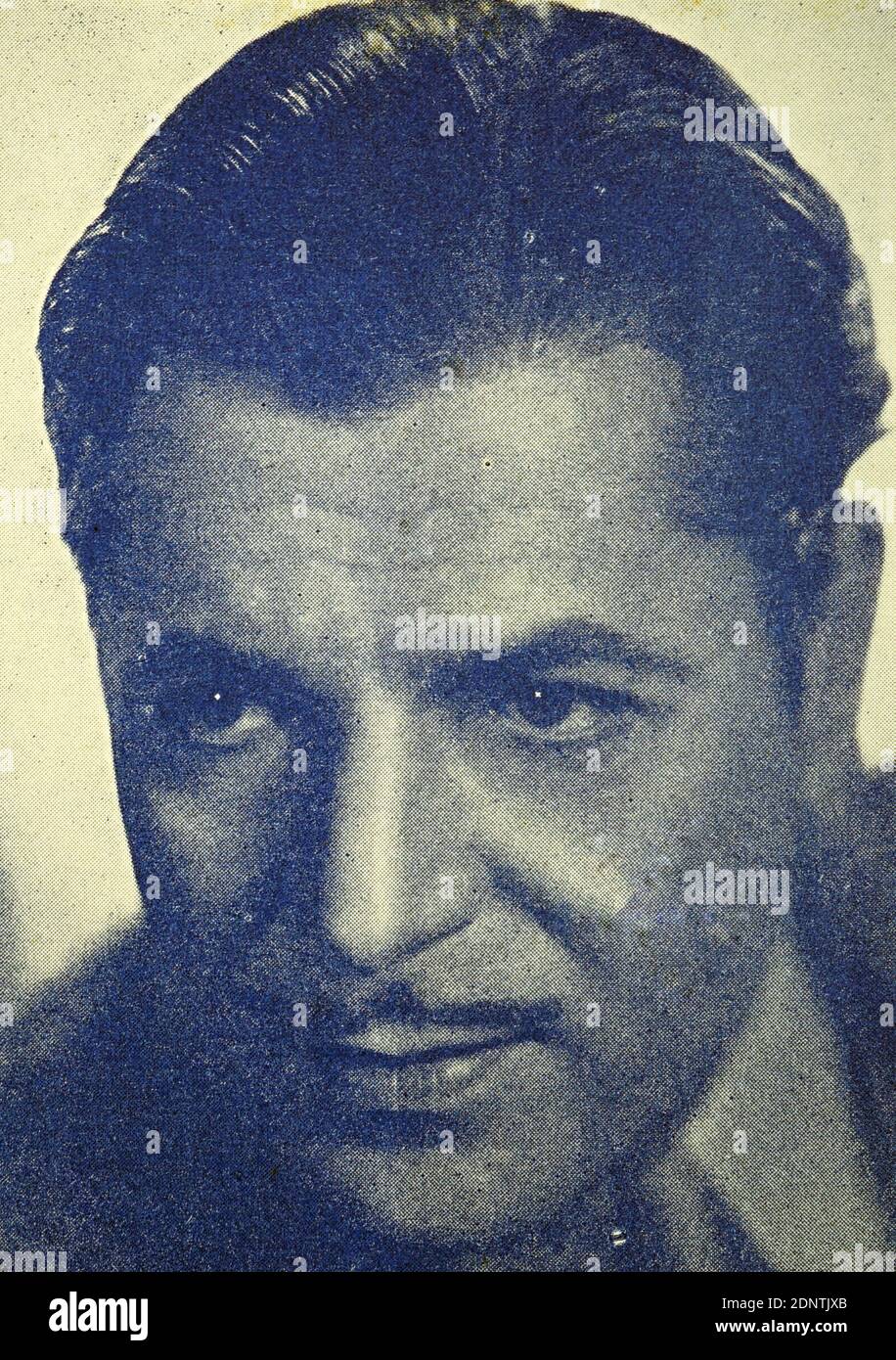 Photograph of Warner Baxter (1889-1951) an American film actor Stock ...