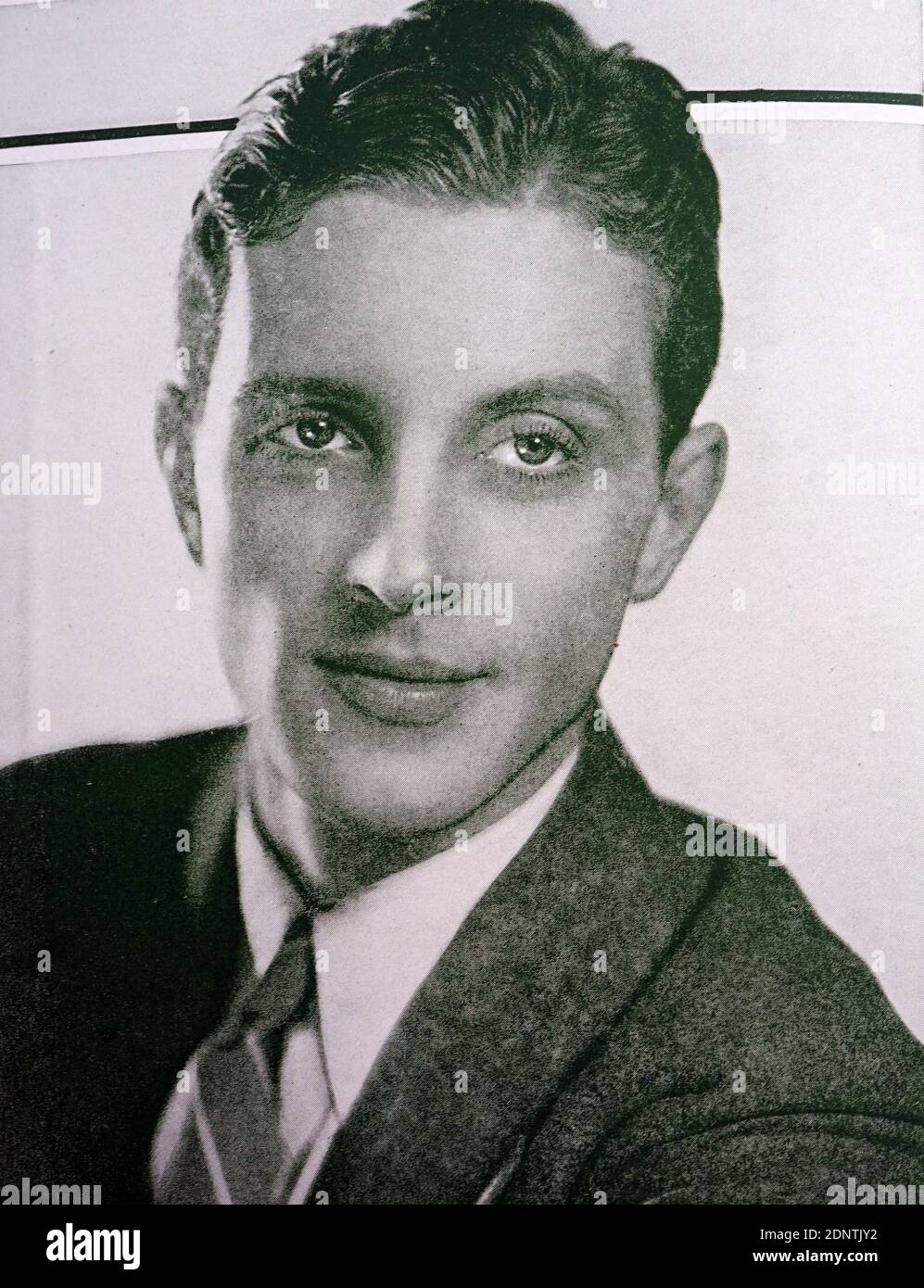 Photograph of Phillips Holmes (1907-1942) an American actor Stock Photo ...
