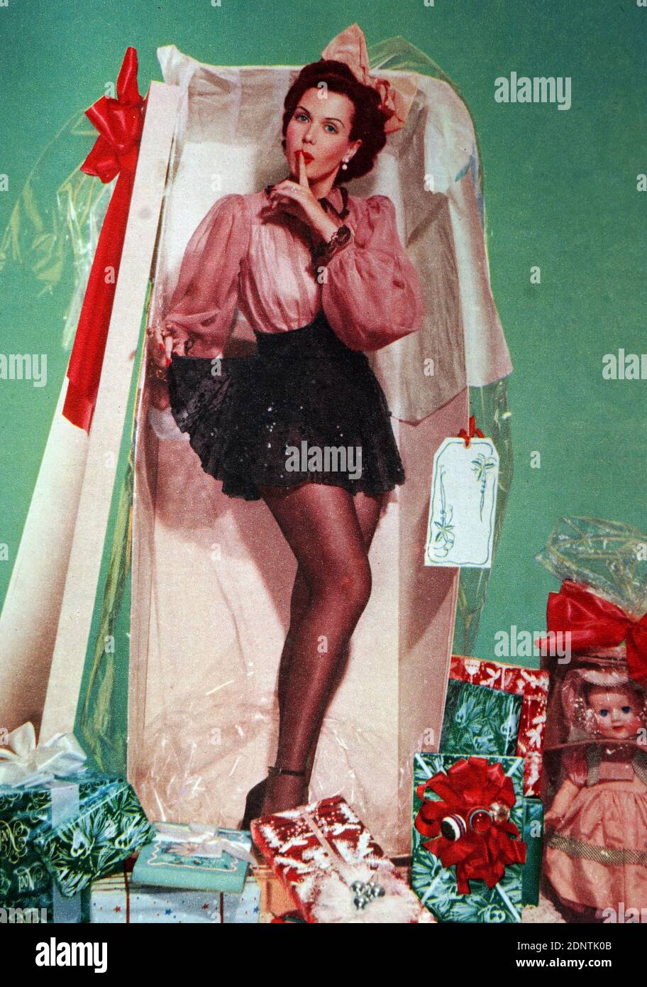 Photograph of Ann Miller (1923-2004) an American dancer, singer and ...