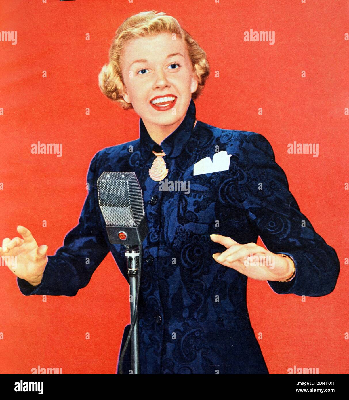 Photograph of Doris Day (1922-2019) an American actress, singer, and ...