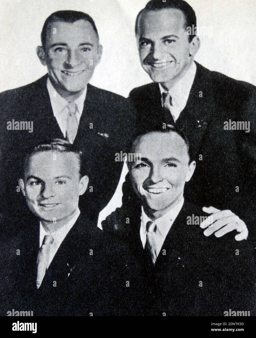 Photograph of The Hi-Lo's a vocal quartet formed in 1953. The group ...