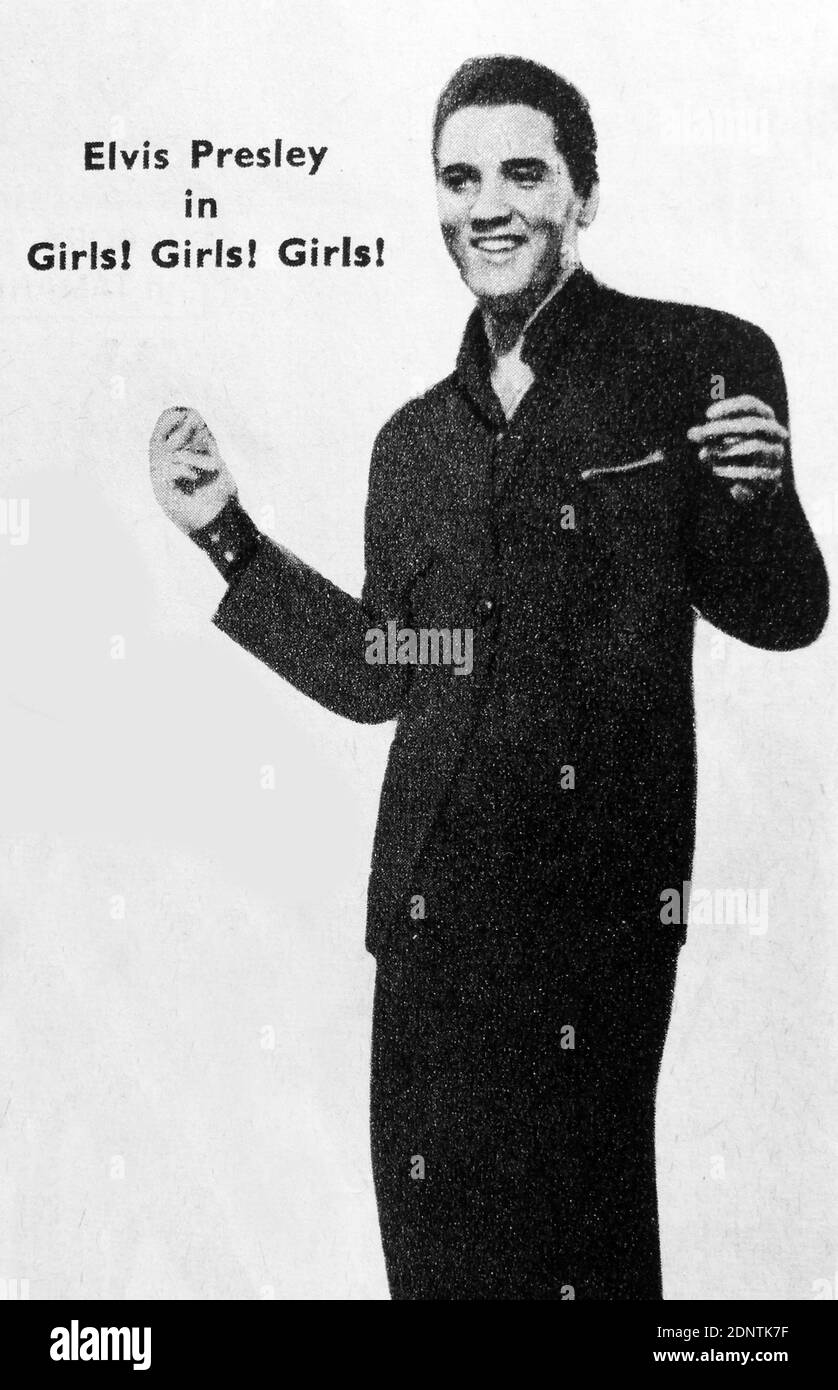 Elvis presley girls girls girls hi-res stock photography and images - Alamy