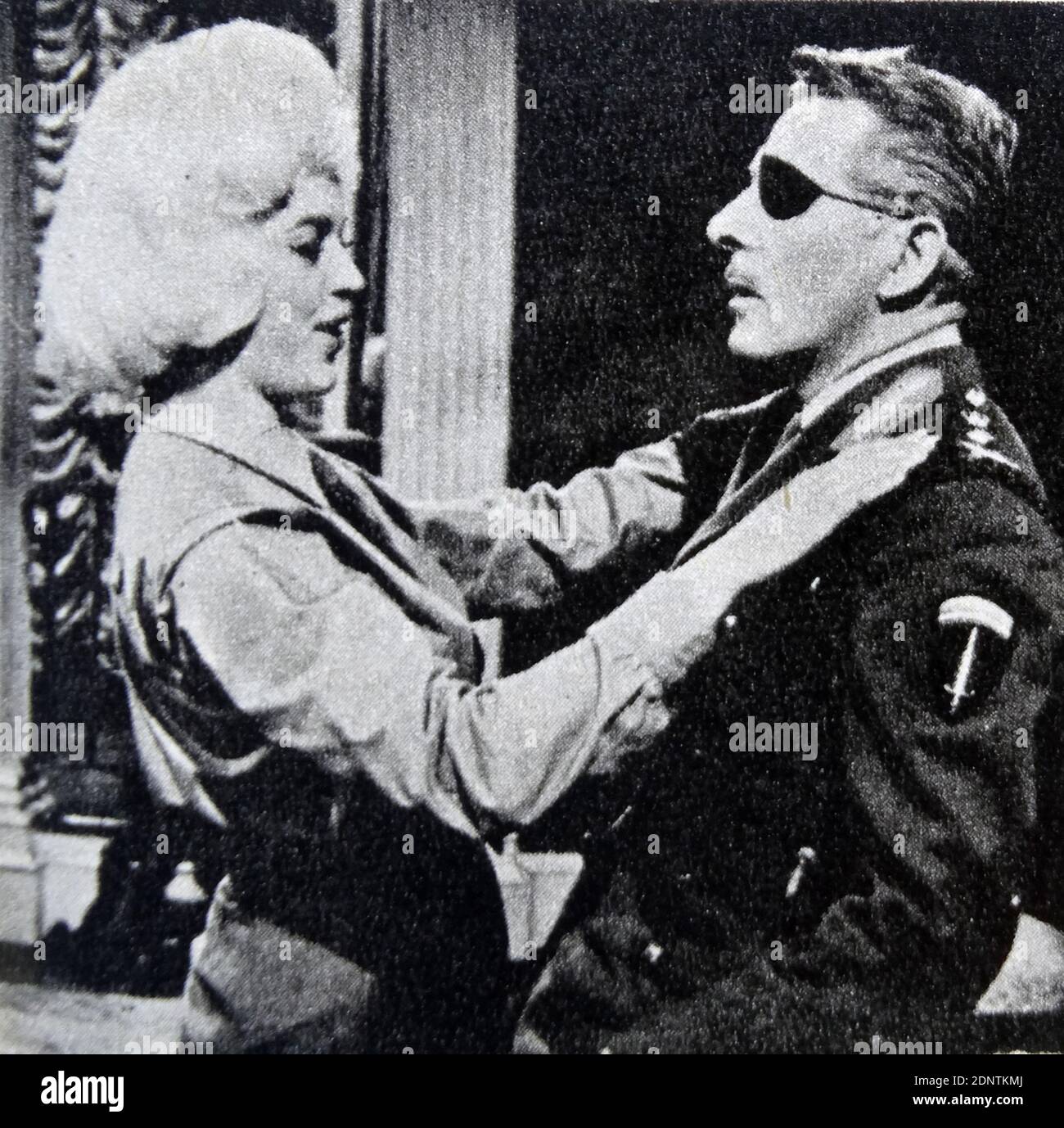 Film still of Diana Dors (1931-1984) in 'On the Double' Stock Photo - Alamy