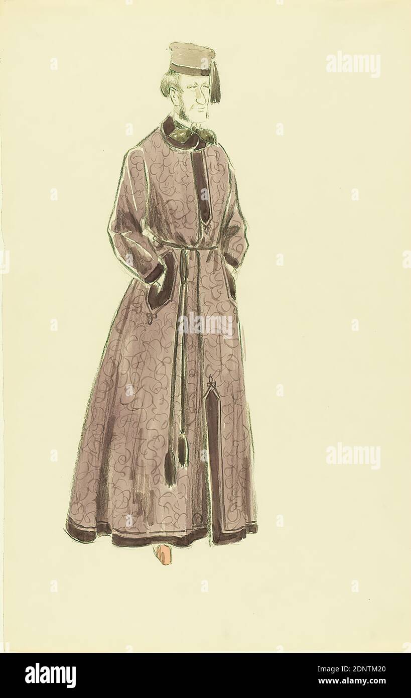 Ernst Dryden, costume for the movie The Prisoner of zenda, paper, non ...