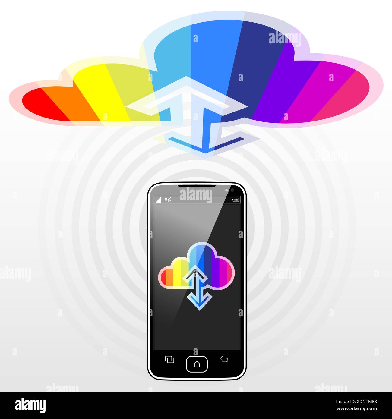 Internet network data transfer Stock Vector Images - Alamy