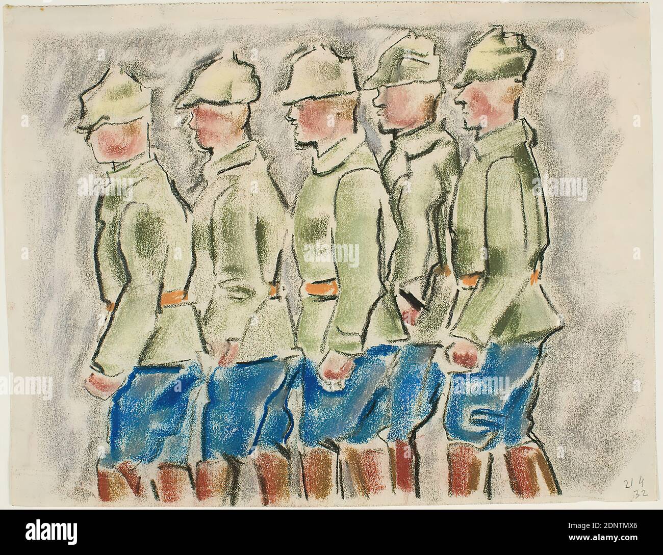 Five marching russian uniformed soldiers hi-res stock photography and ...