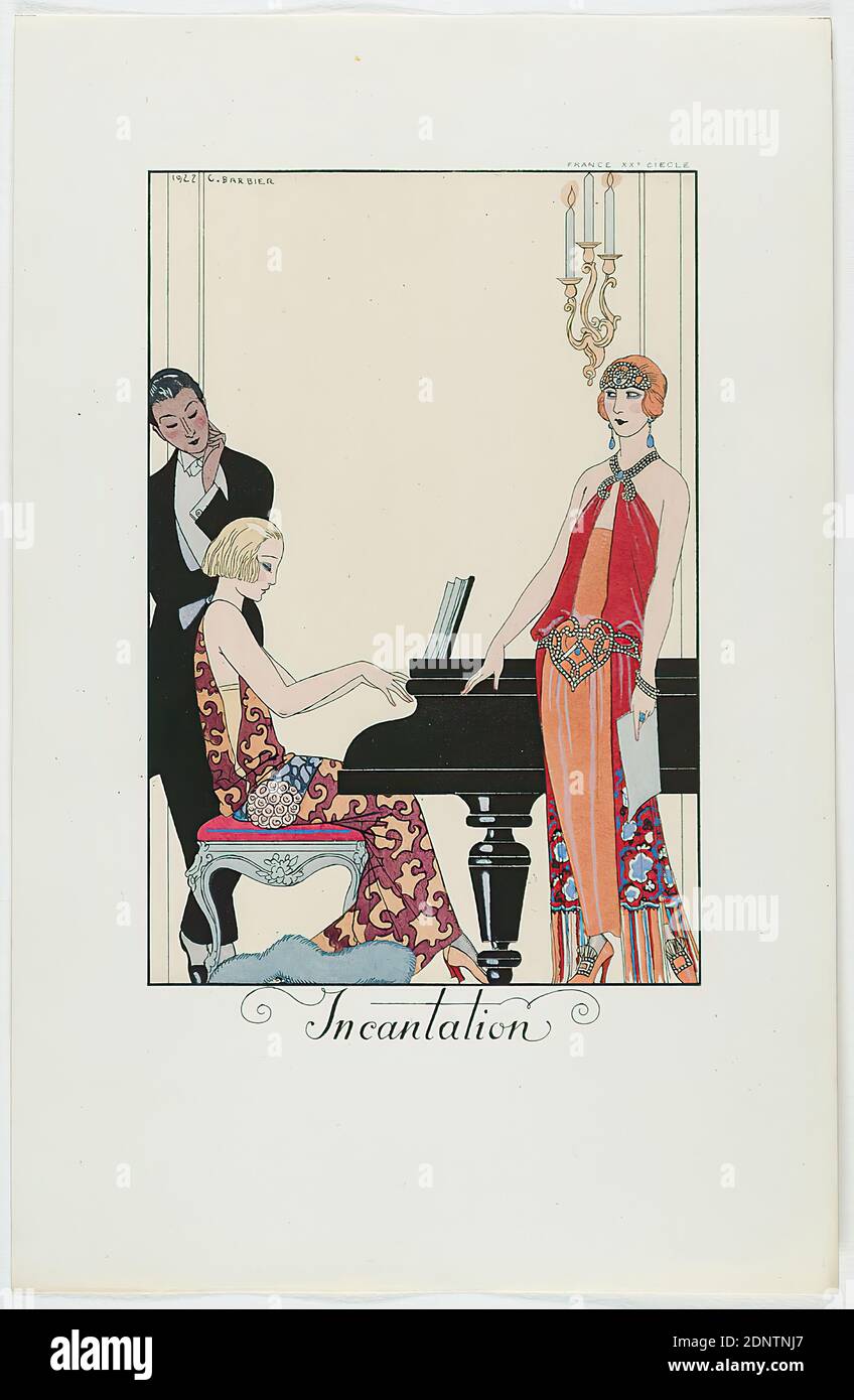 George barbier fashion hi-res stock photography and images - Alamy