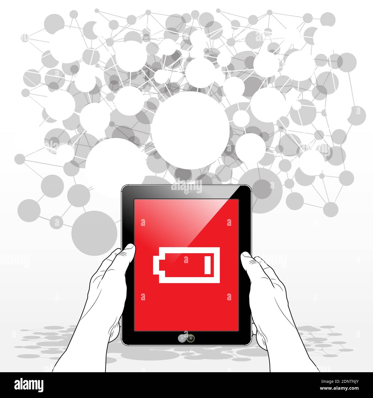 Tablet pc empty screen Stock Vector Images - Alamy