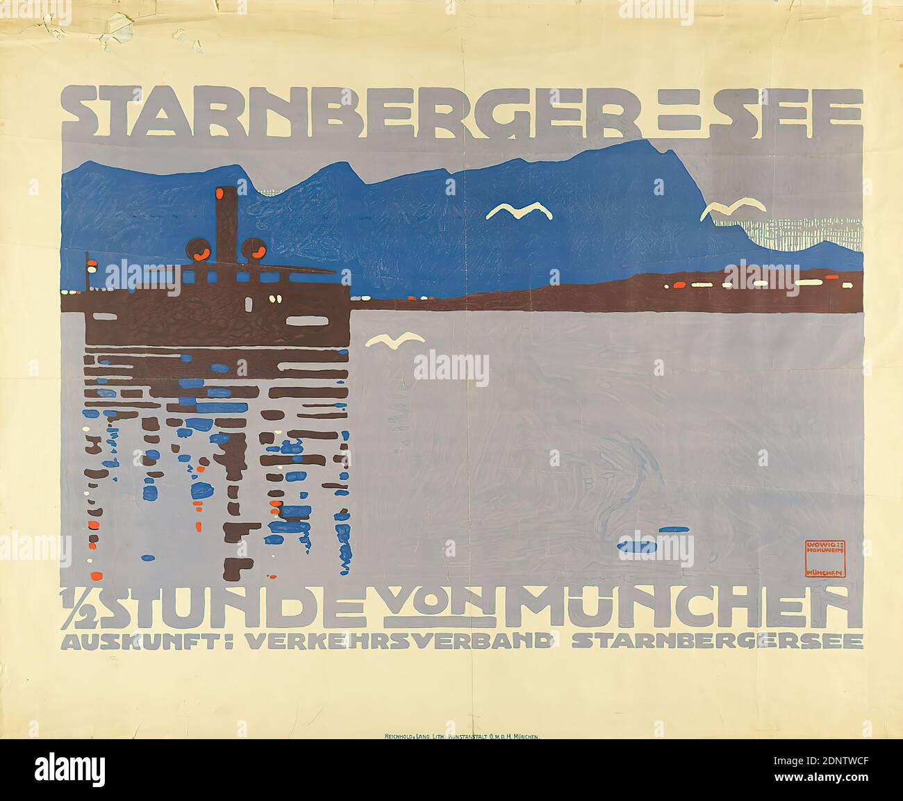 Ludwig Hohlwein, Reichhold & Lang, Lith. Kunstanstalt GmbH, Starnberger ...