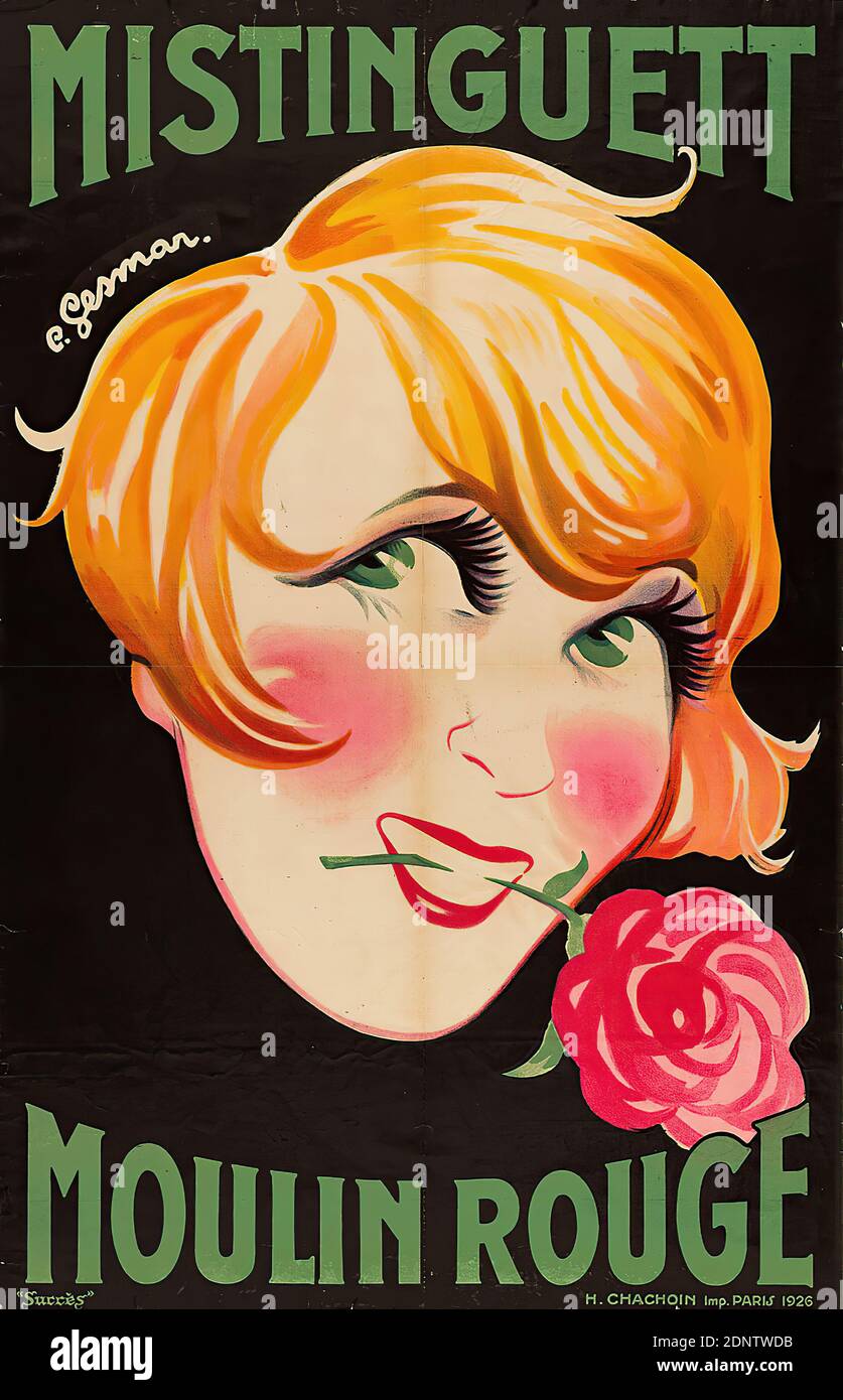 Charles Gesmar, H. Chachoin, Mistinguett - Moulin Rouge, paper ...