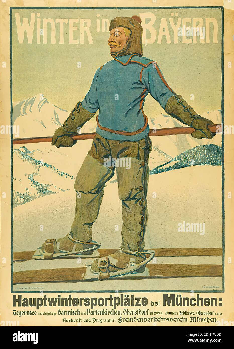 Erich Erler-Samaden, Klein & Volbert, Winter in Baÿern, paper ...