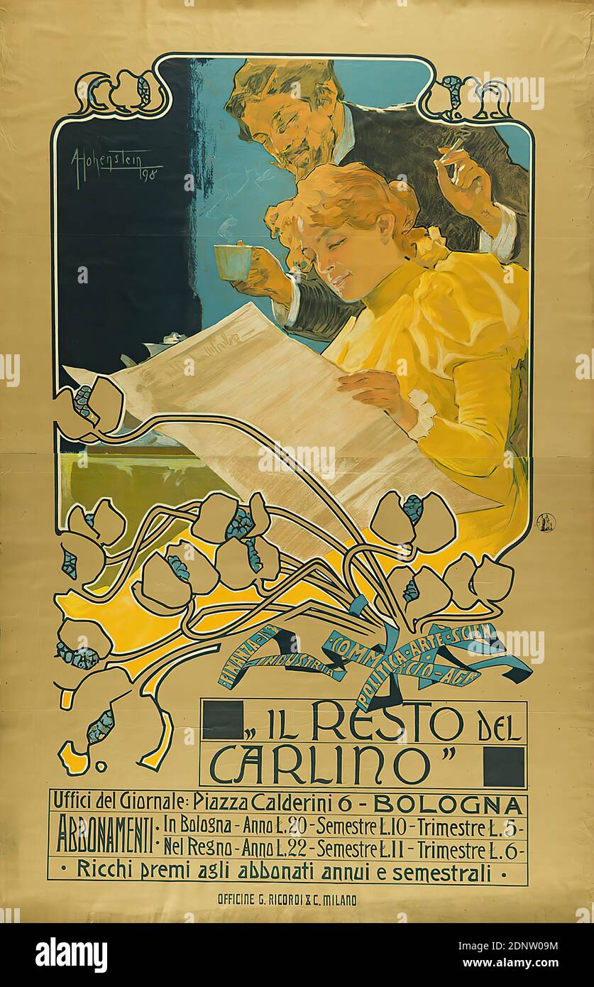 Adolfo hohenstein posters hi-res stock photography and images - Alamy