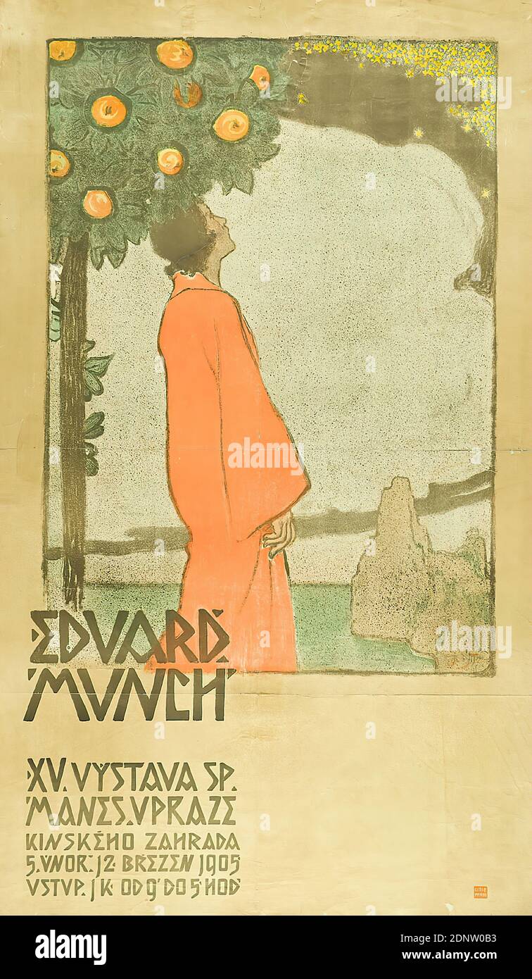 Jan Preisler, Mánes, Unie Praha, Edvard Munch. XV. Výstava Sp. Manes. V ...