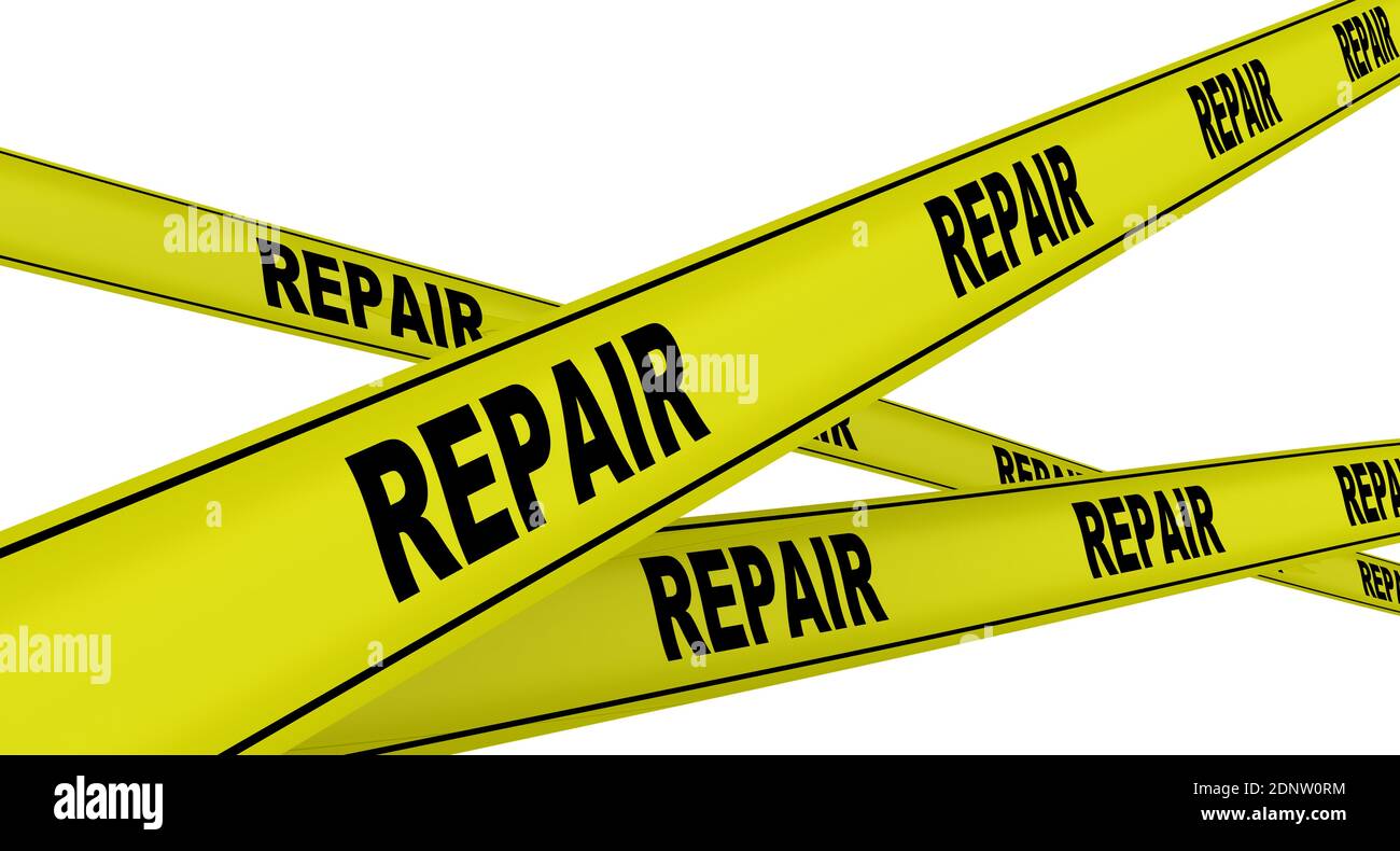 Repair yellow hi-res stock photography and images - Alamy