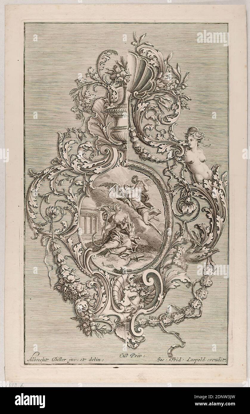 Albrecht Biller, Joseph Friderich Leopold, sheet from the series ...