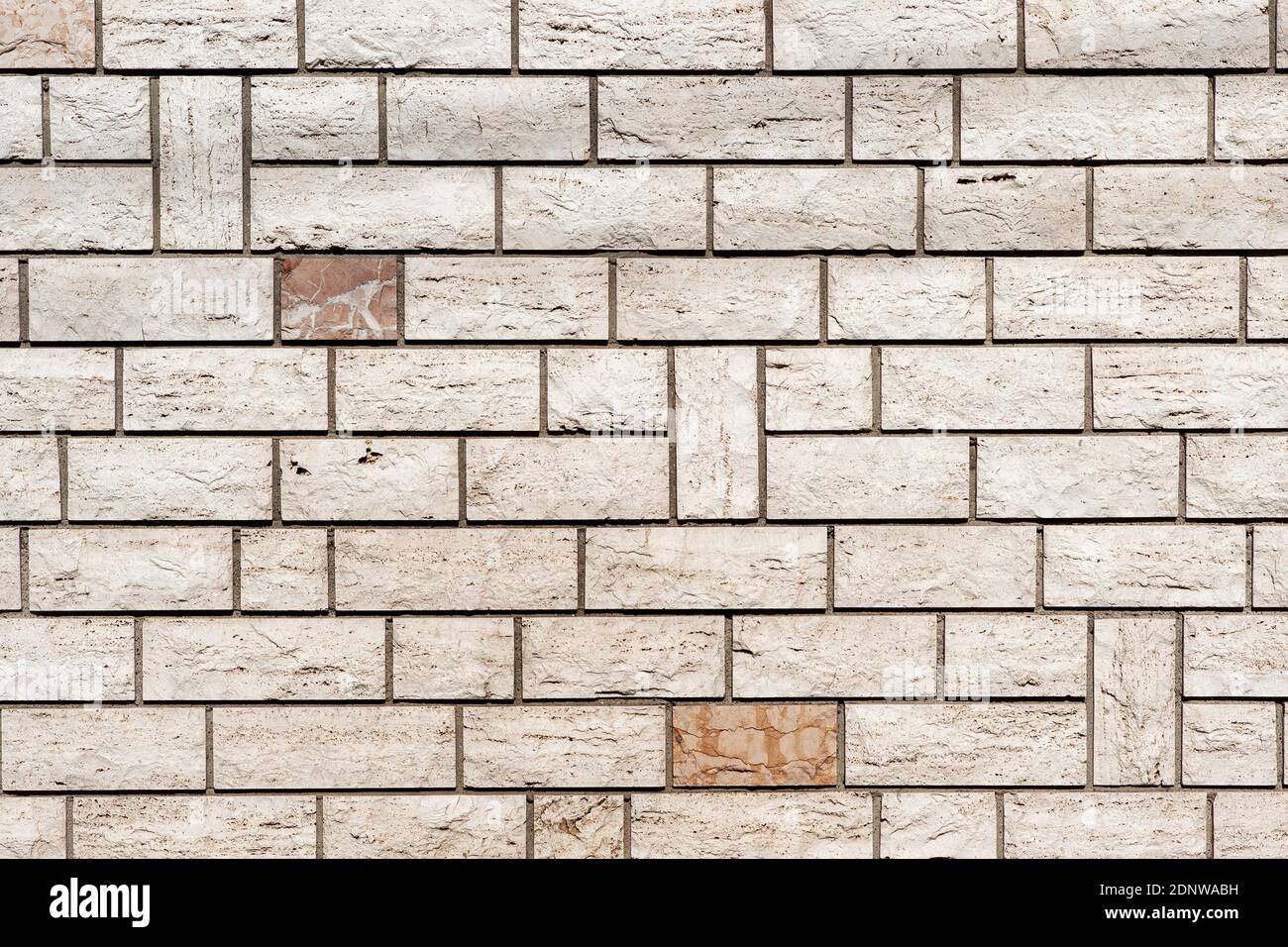Real Wall Made Of Light Grey Brick Background Textured Stock Photo - Alamy