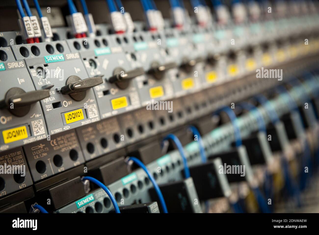 Switchboard cables hi-res stock photography and images - Alamy