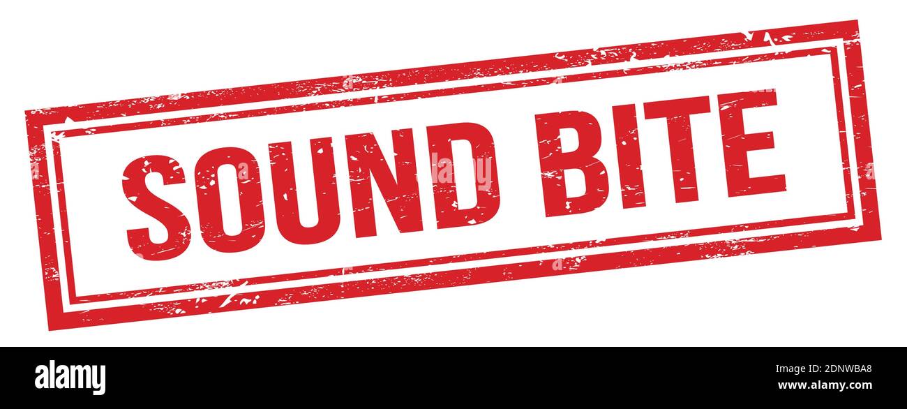 Sound bite word hi-res stock photography and images - Alamy