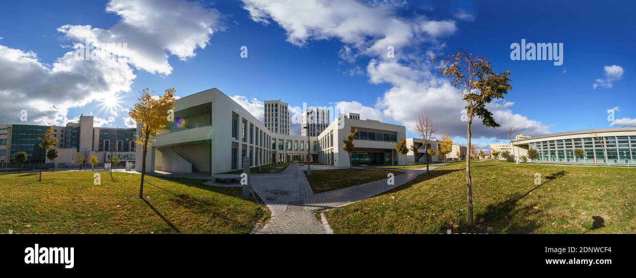 GRANADA, SPAIN. 5th DECEMBER 2020. Building of the College of Health ...