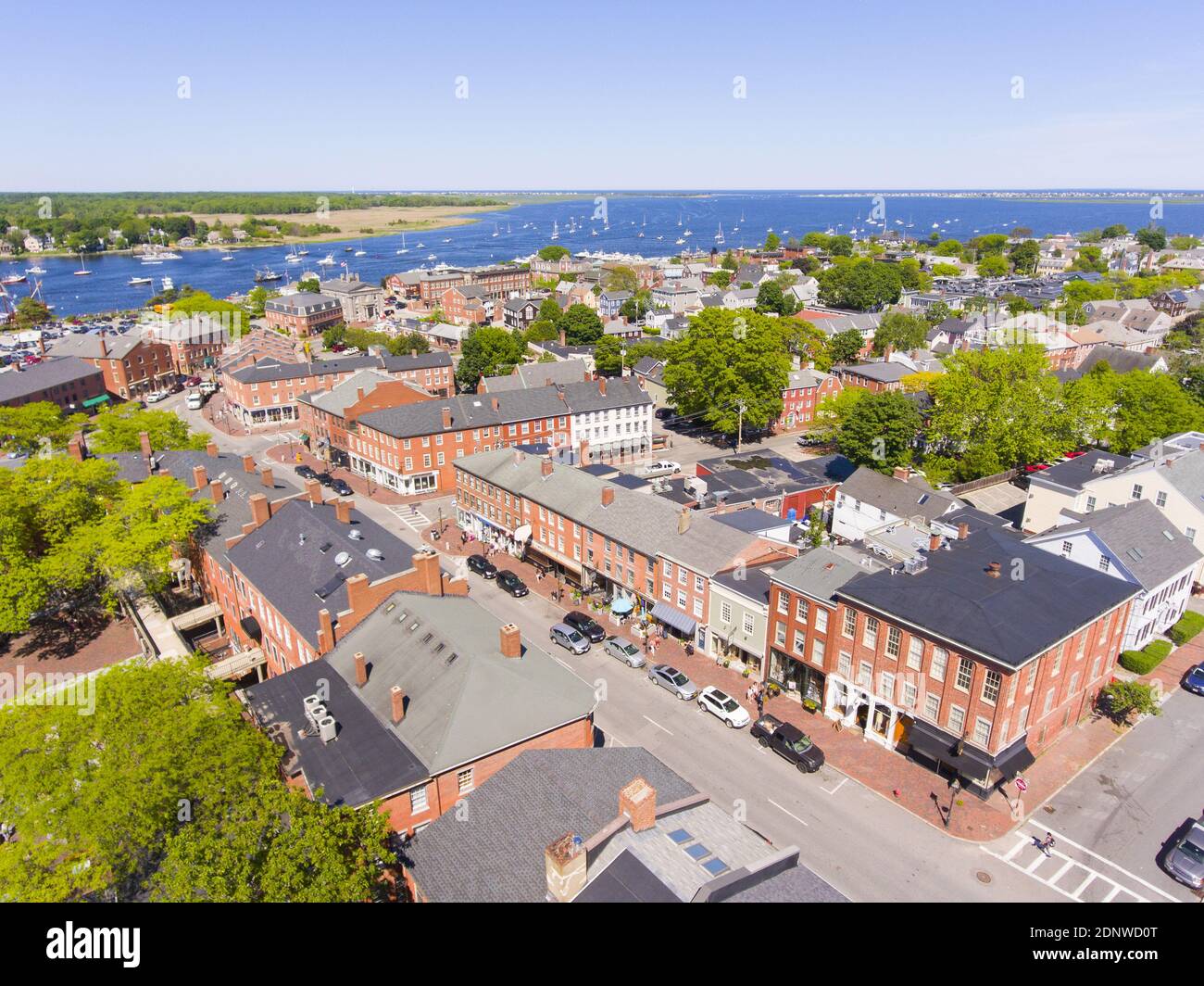 Helicopter view coastal town summer hi-res stock photography and images ...