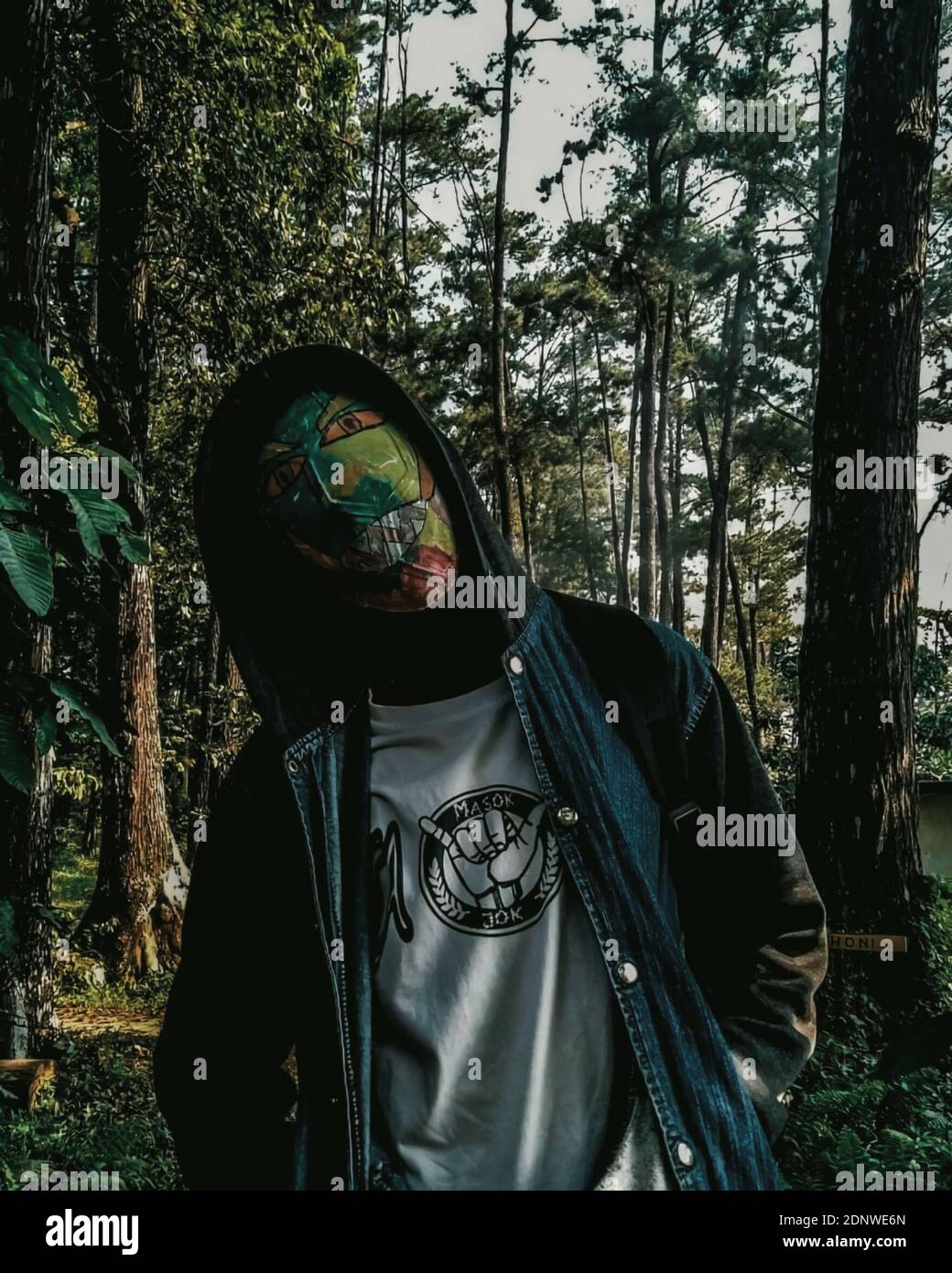 Monster wearing mask hi-res stock photography and images - Alamy