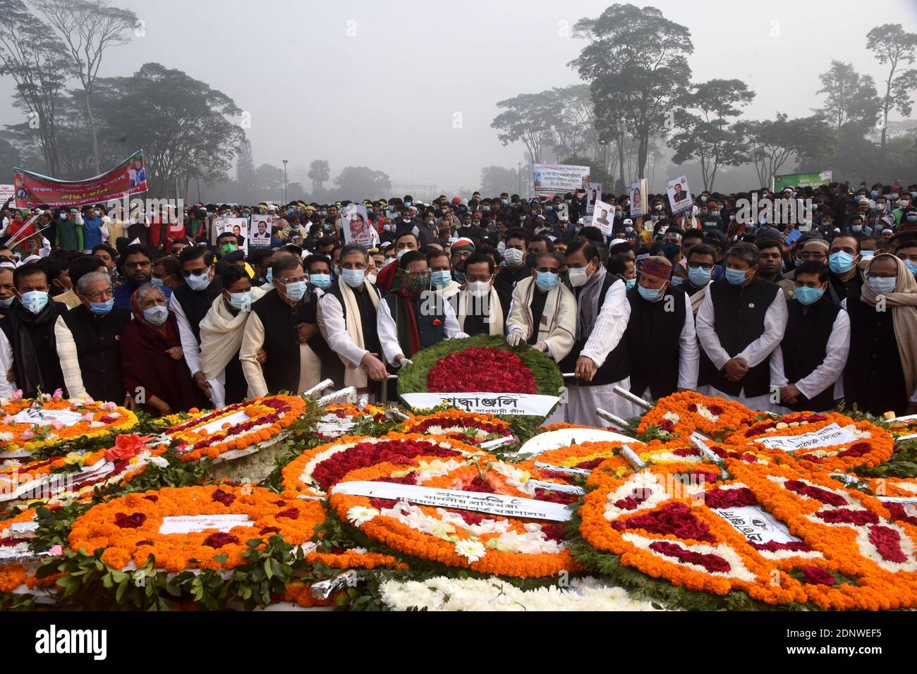 People pay their respect at the national memorial of the 1971 ...