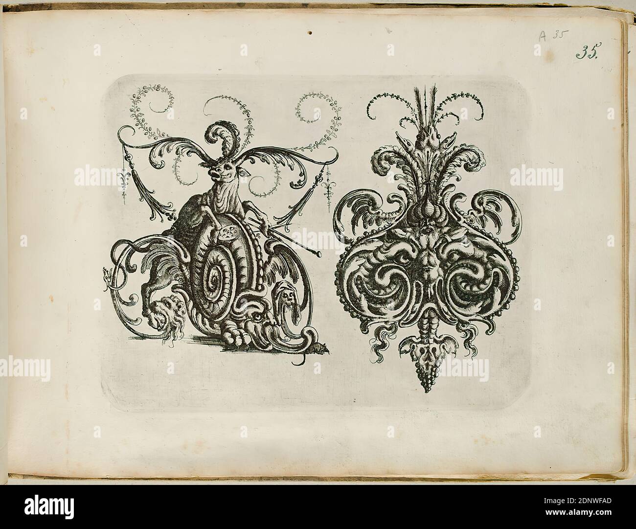 Two grotesque ornaments hi-res stock photography and images - Alamy