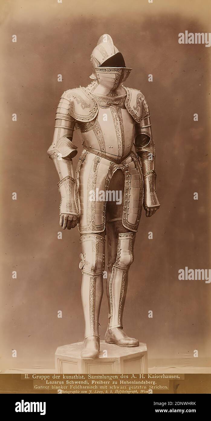 Josef Löwy, Lazarus Schwendi, Baron of Hohenlandsberg. Entire bare ...