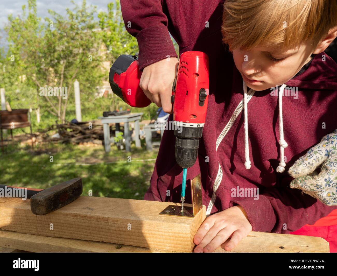Boys power hi-res stock photography and images - Alamy