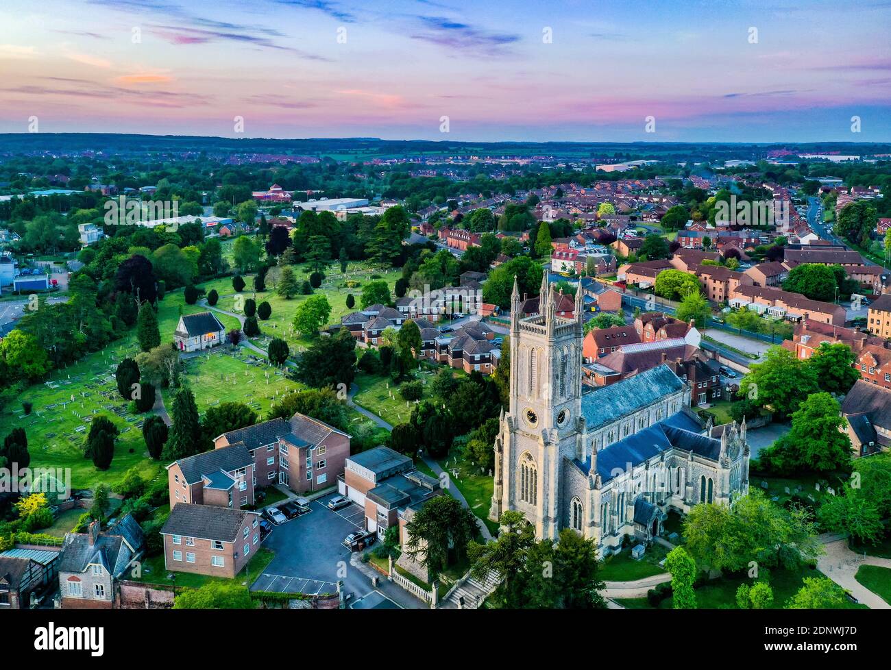 Aerial view andover hi-res stock photography and images - Alamy