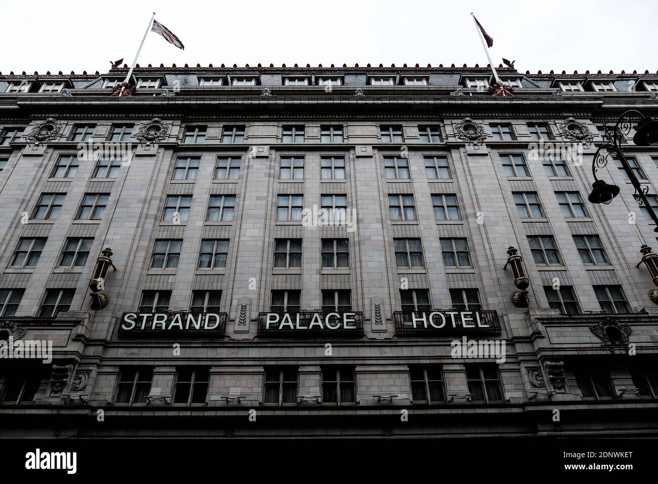 Strand Palace Hotel Stock Photo - Alamy