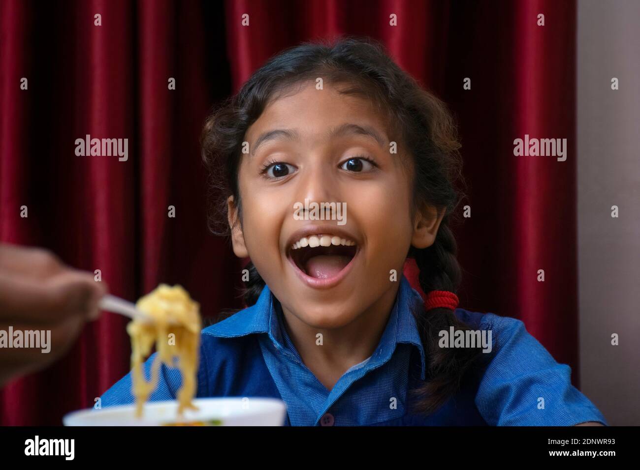 Mother and daughter noodles hi-res stock photography and images - Alamy
