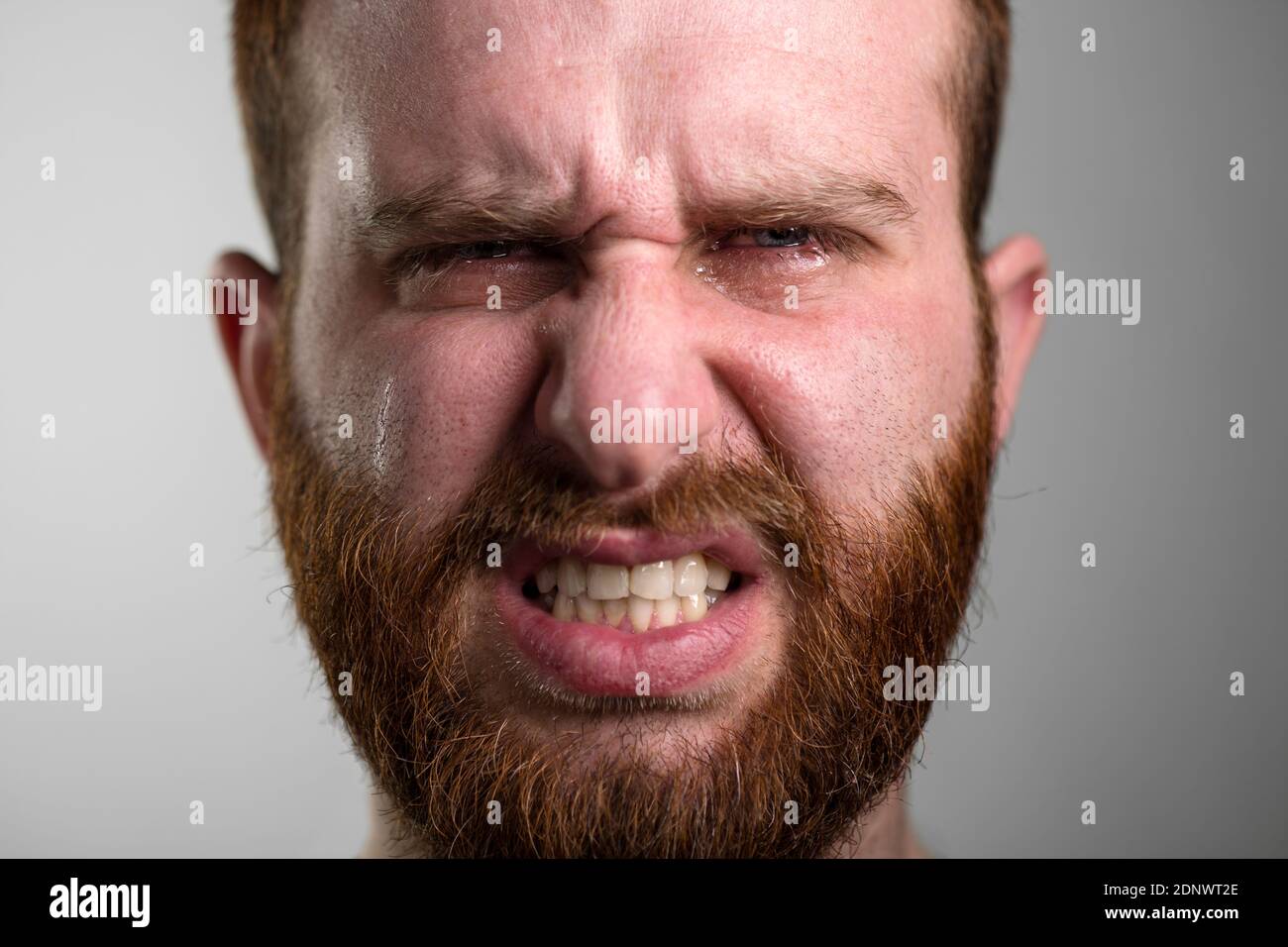 Redhead man and crying hi-res stock photography and images - Alamy